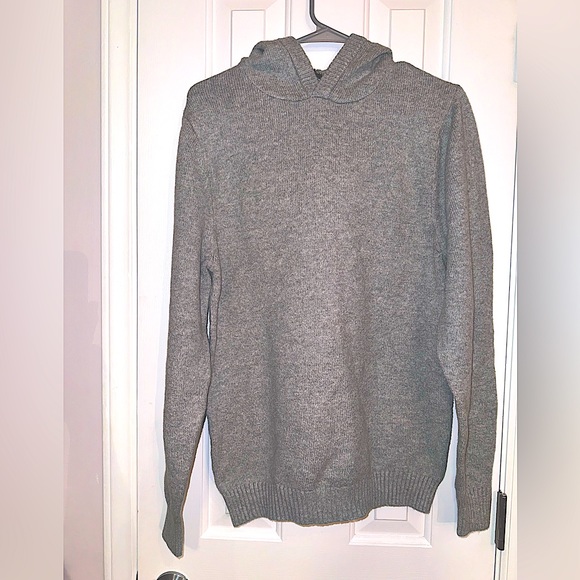 Goodfellow & Co | Sweaters | New Goodfellow Gravel Gray Hooded Sweater ...